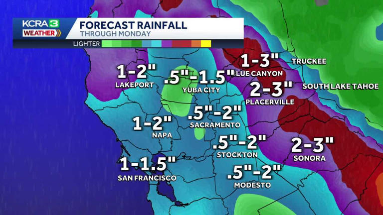 Northern California forecast: Heavy snow moves into Sierra Sunday, rain ...