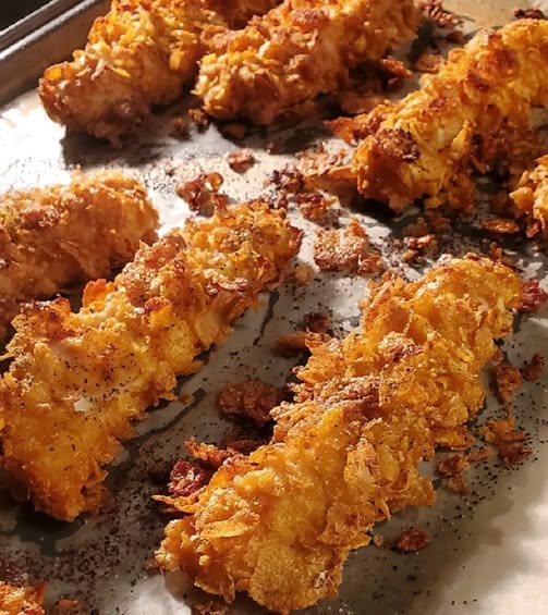 Vintage cereal coating for chicken recipe