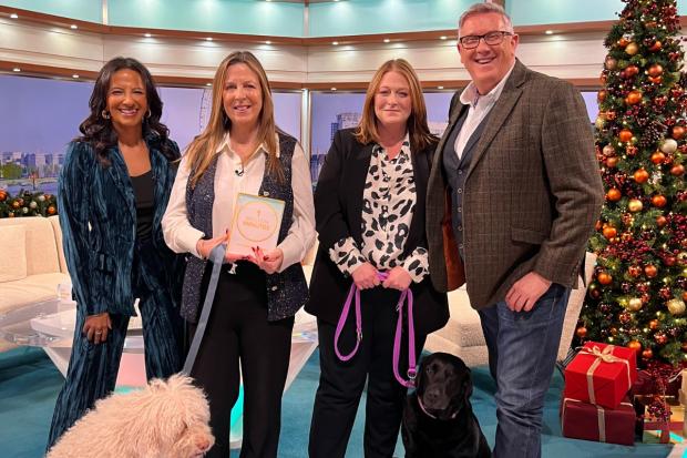 Essex Therapy Dogs honoured live on TV with national volunteering award
