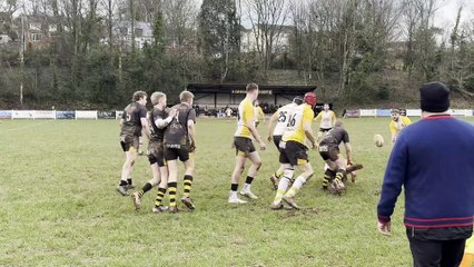 A lineout and great try during the Crediton RFC Boxing Day game, video ...