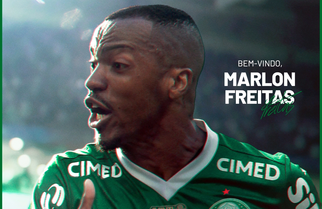Palmeiras oficializa chegada de Marlon Freitas