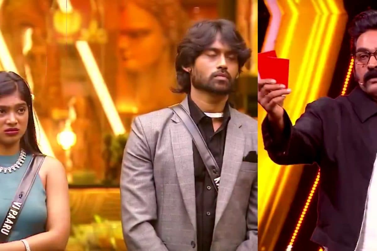 Bigg Boss Tamil 9: Vijay Sethupathi red cards VJ Paaru, Kamaruddin ...