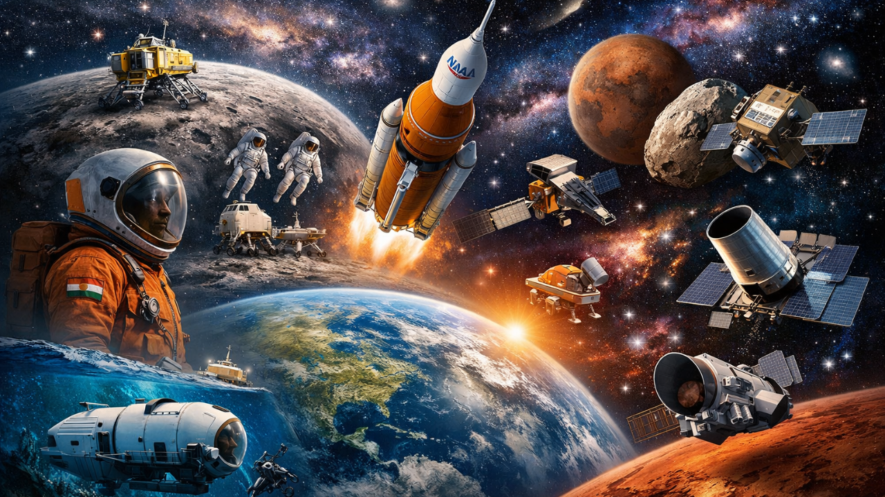 A pivotal year beyond Earth: Scientific missions set to redefine space ...