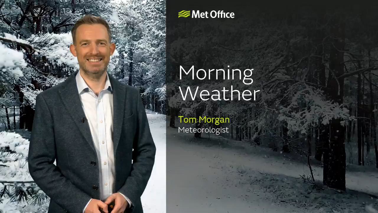 Met Office Sunday morning weather forecast 04/01/2026