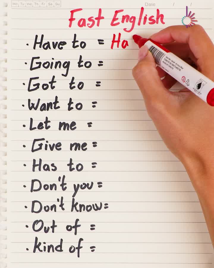 Shortcut your English like this ️