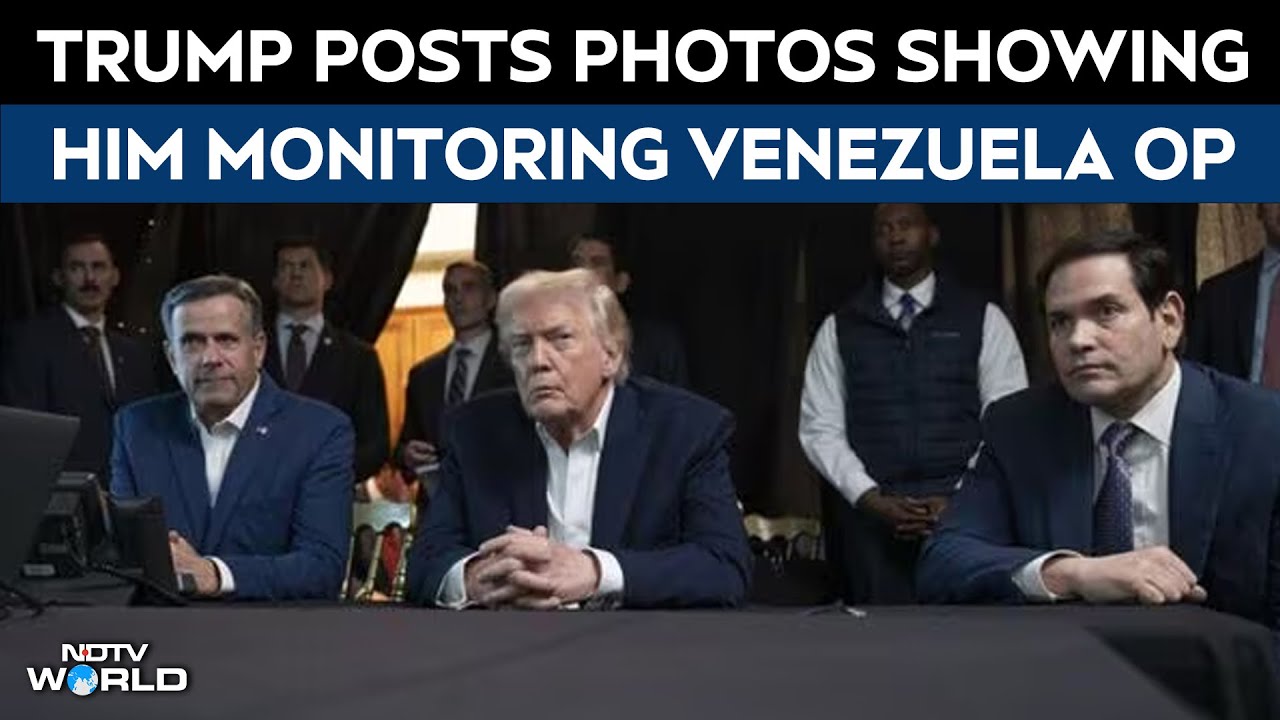 Trump news today | White House photos show Trump monitoring Venezuela ...