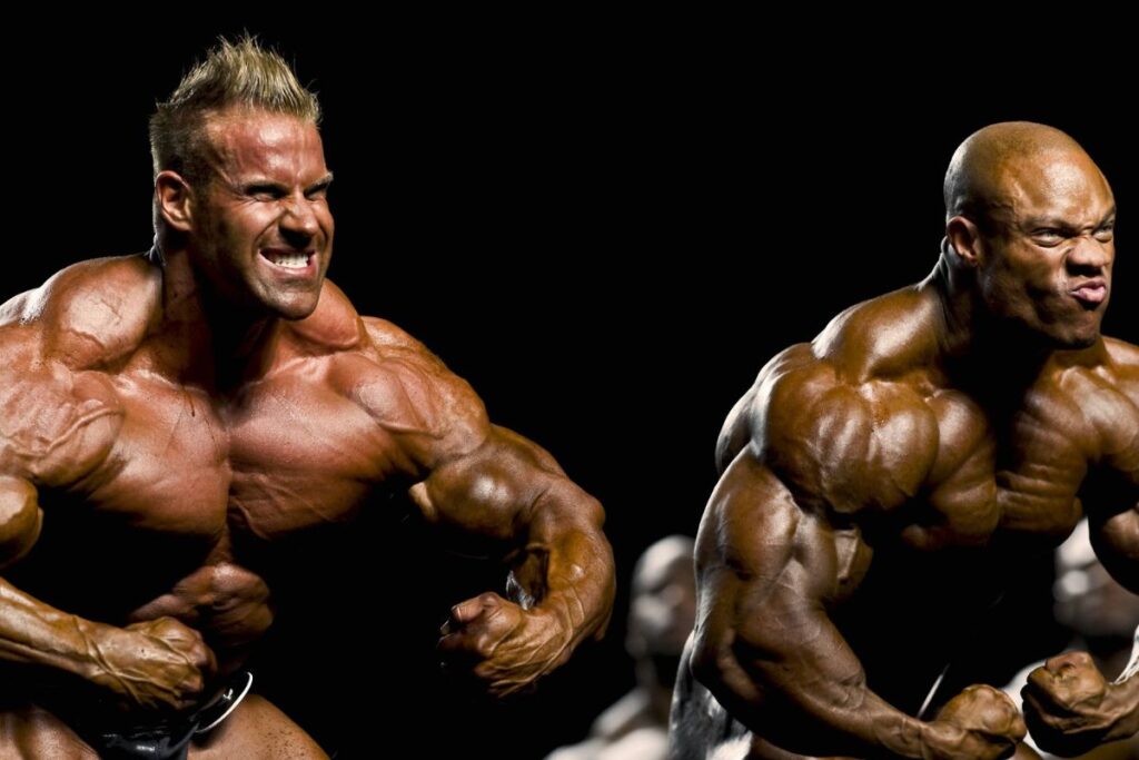 Jay Cutler and Phil Heath posing together after years of retirement ...