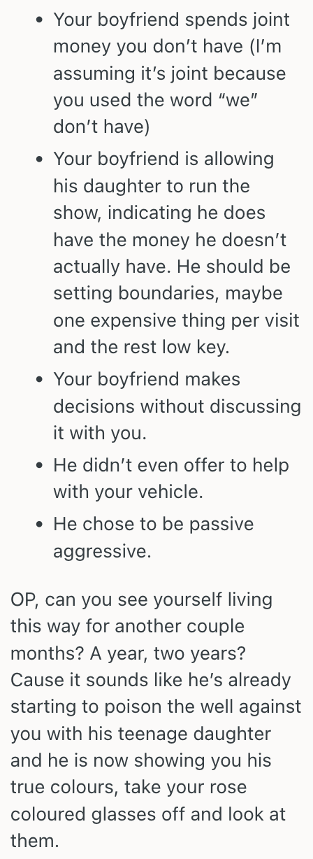 Girlfriend was helping her boyfriend visit her daughter, but she had ...