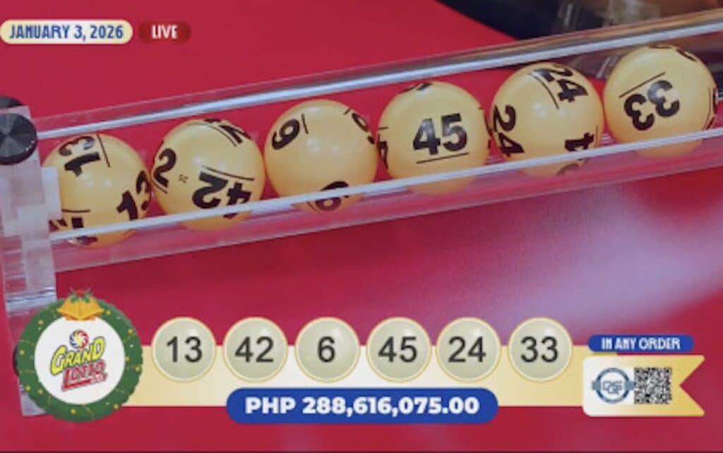 Cebu bettor wins P288-M Grand Lotto jackpot