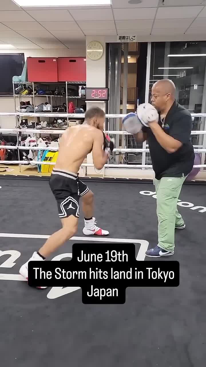Brian Norman Jr. says a storm ⛈️ is coming to Japan 🇯🇵