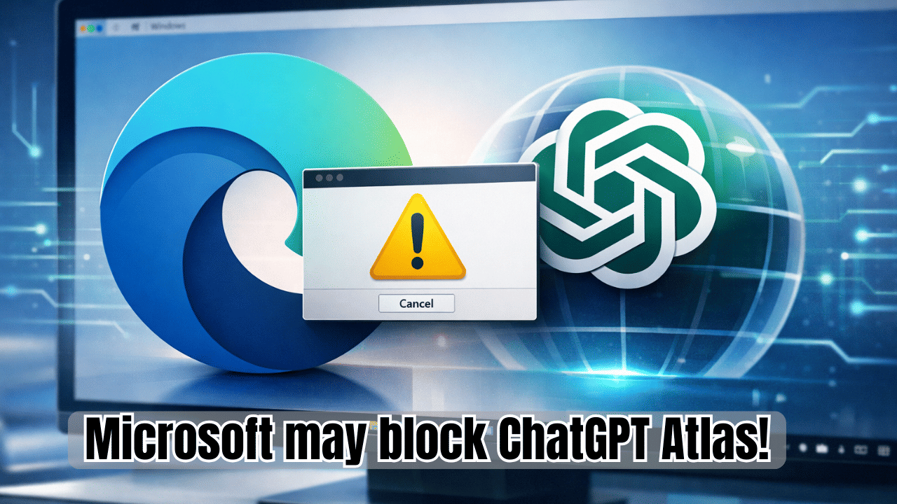 Microsoft may block ChatGPT Atlas downloads on Edge