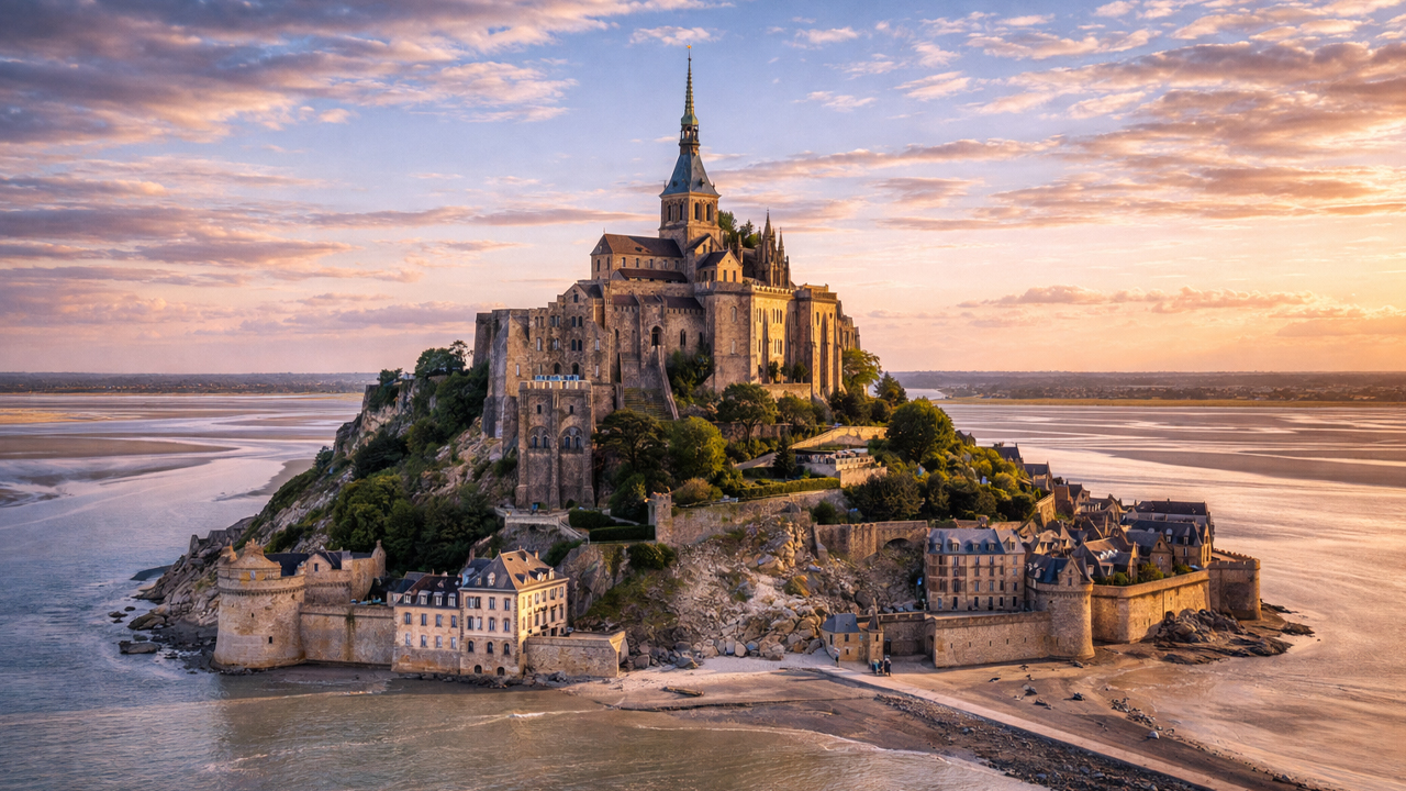 France’s most iconic island seen from above