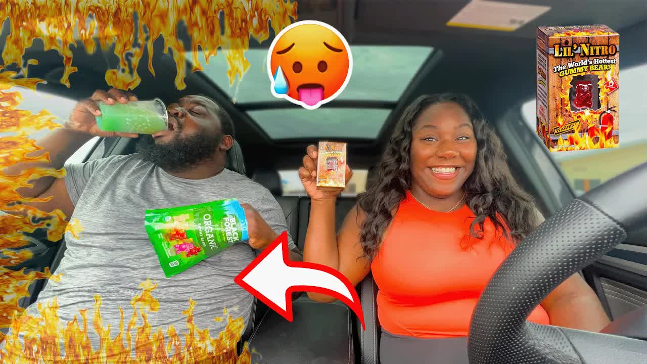 I gave my husband the world's hottest gummy bear!