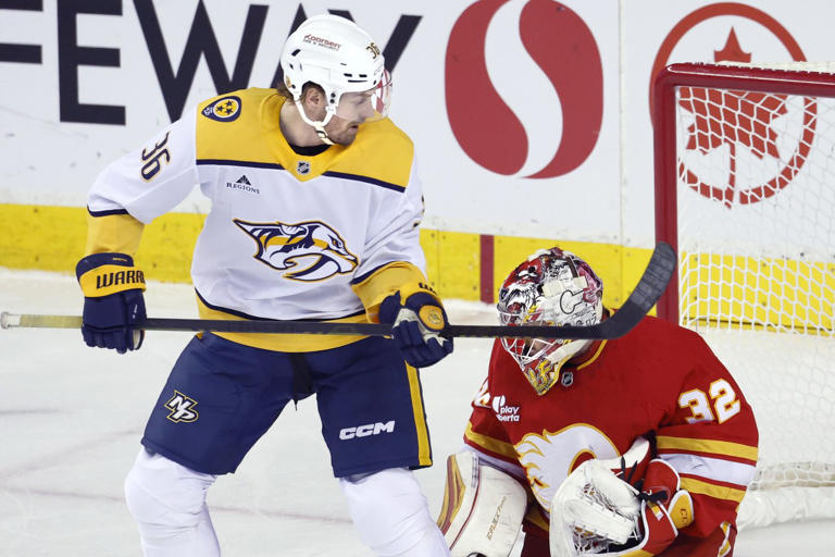 Flames frustrated with effort, errors in 4-3 loss to Predators