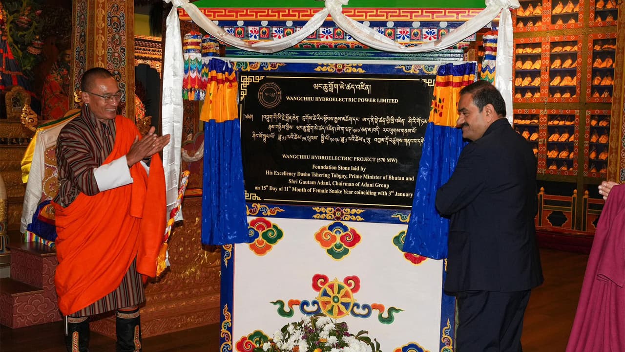 Adani Group commences 570 MW Wangchhu hydro project in Bhutan