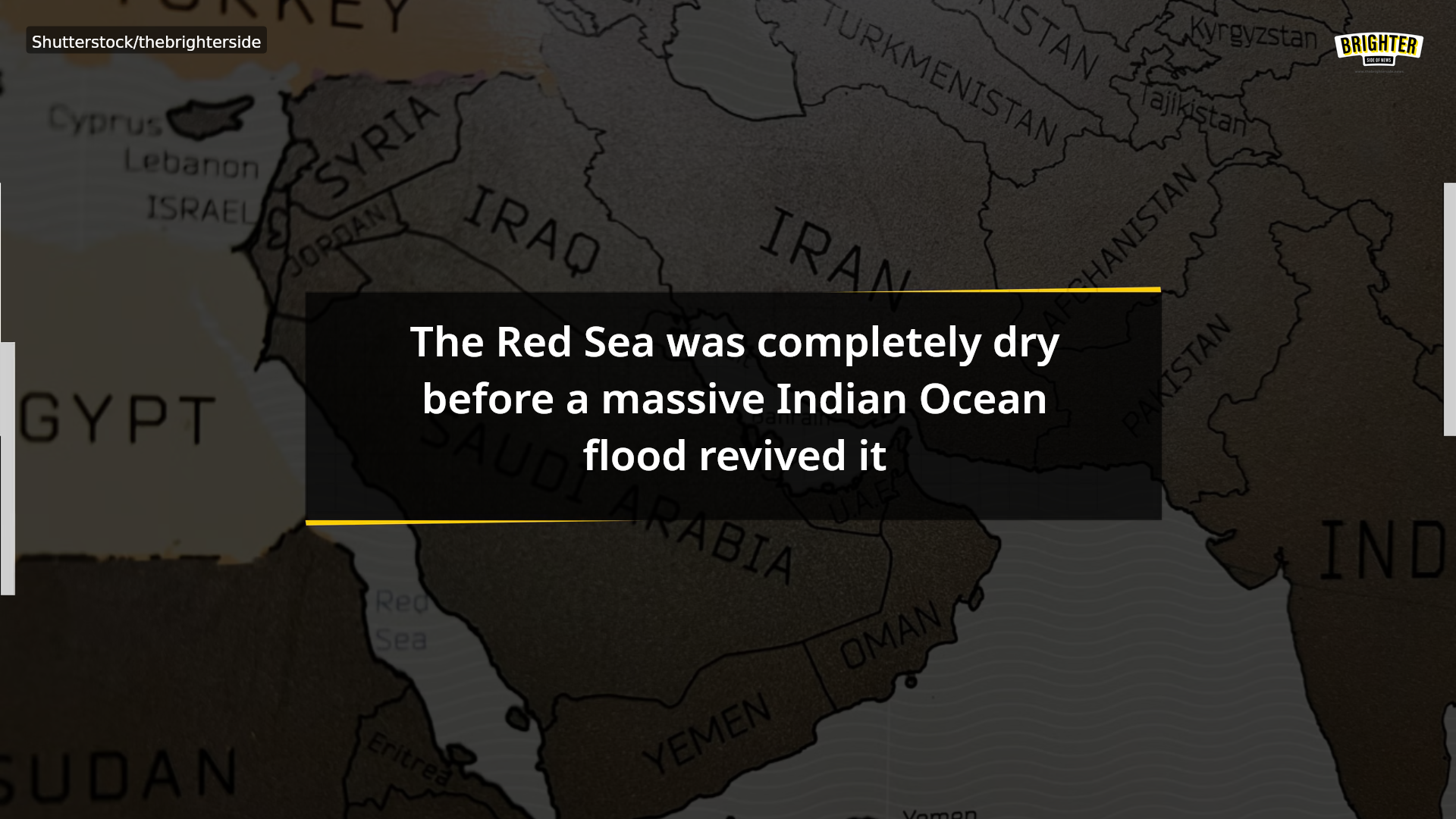 The Red Sea was completely dry before a massive Indian Ocean flood ...