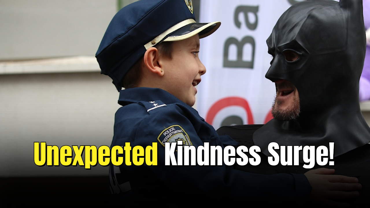 The 'Batman effect' found to double acts of kindness