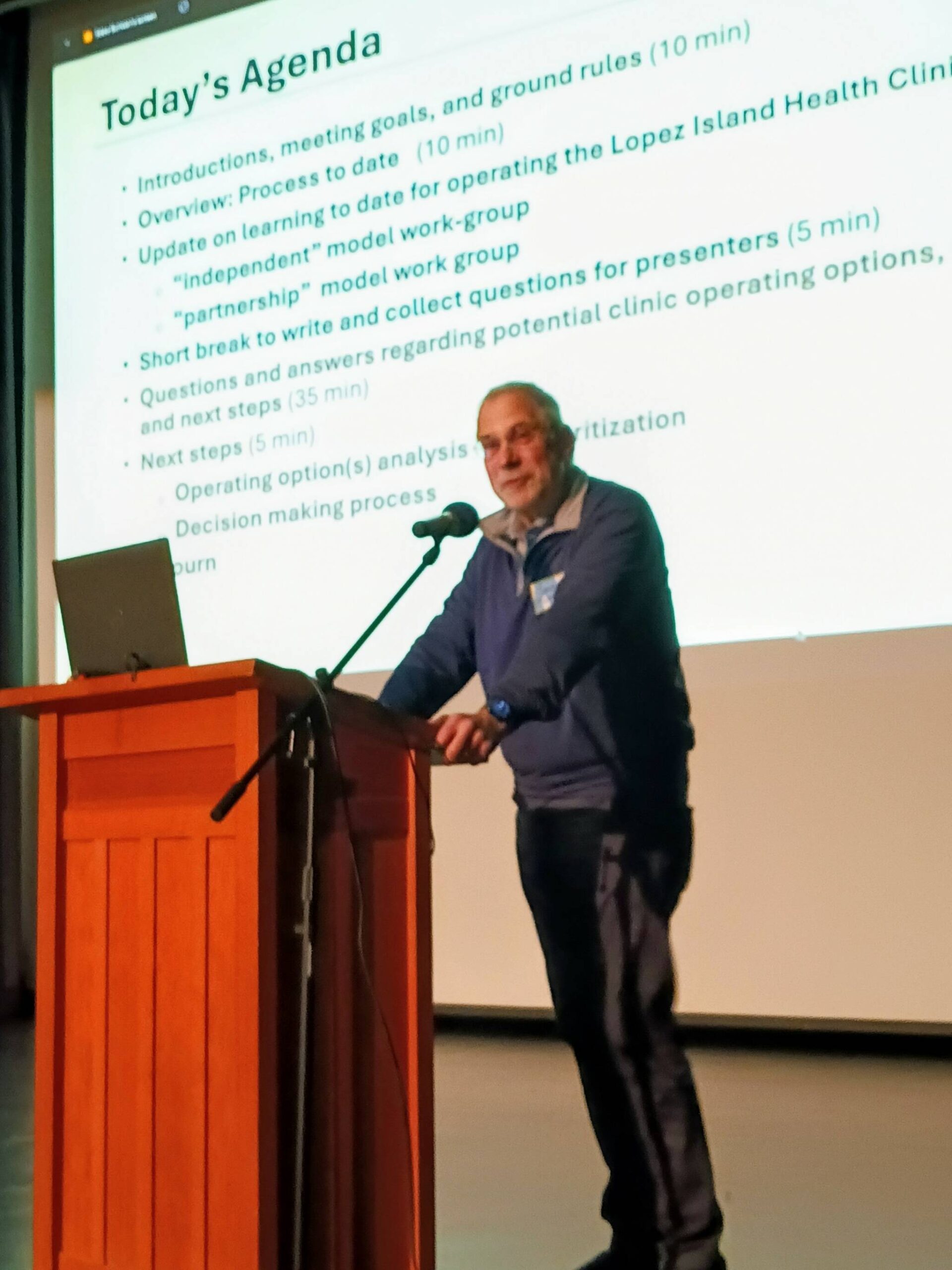 Town hall clarifies Lopez Clinic’s future