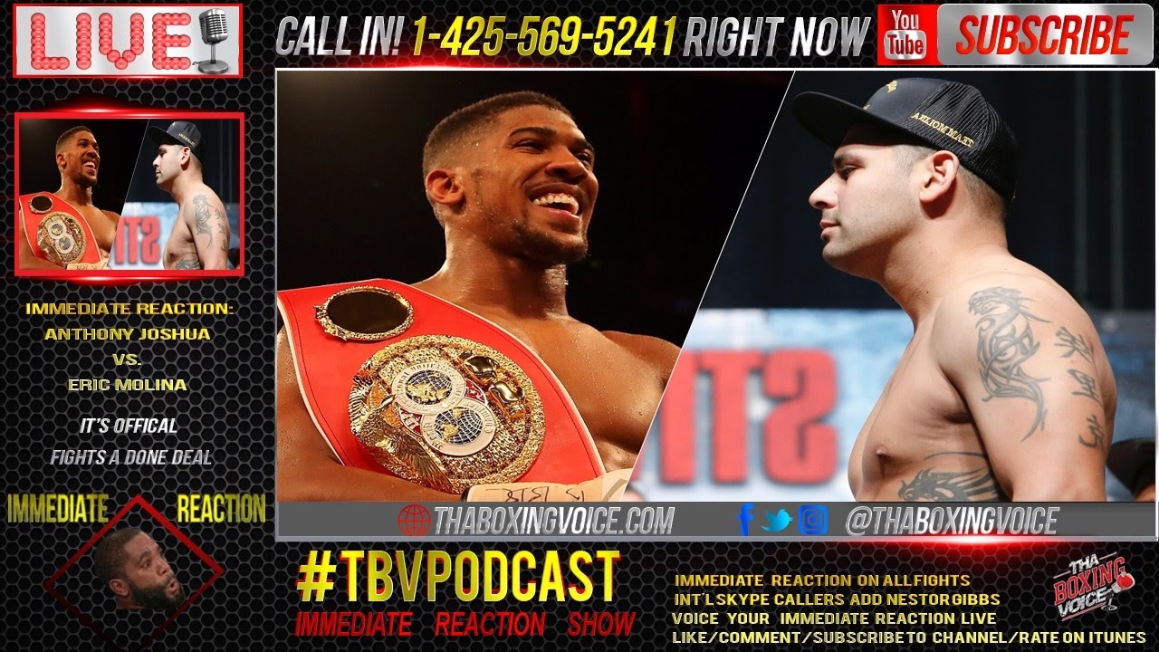 Immediate reaction: Anthony Joshua vs. Eric Molina
