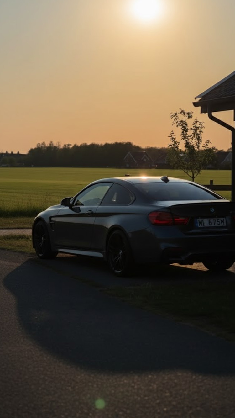 Sunset vibes with a dirty M3