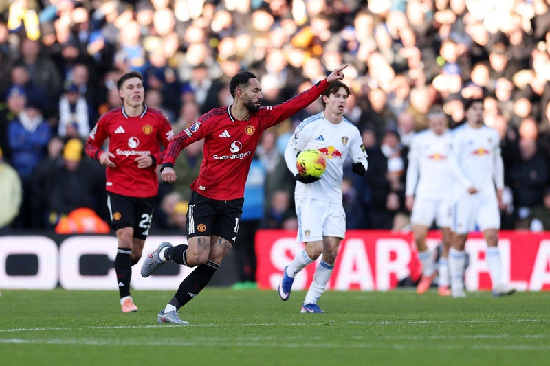 Trực tiếp Leeds vs MU 1-1 (H2): Vào! Cunha gỡ hoà cho MU