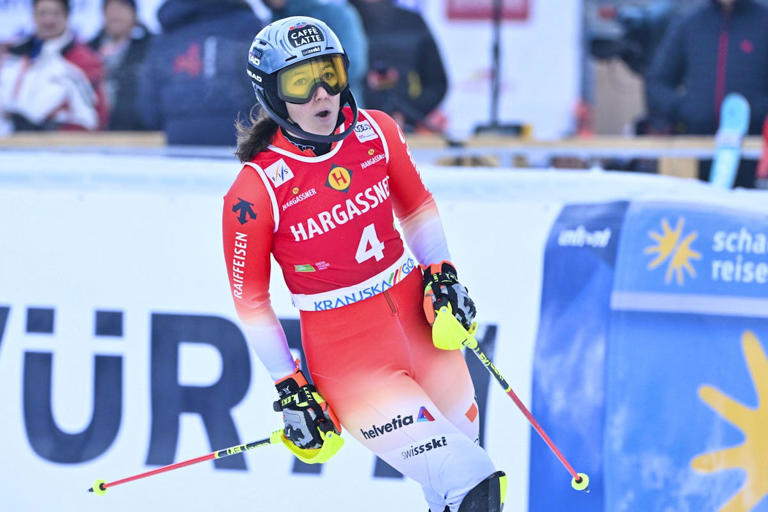 Exploit monumental de Camille Rast en Slovénie