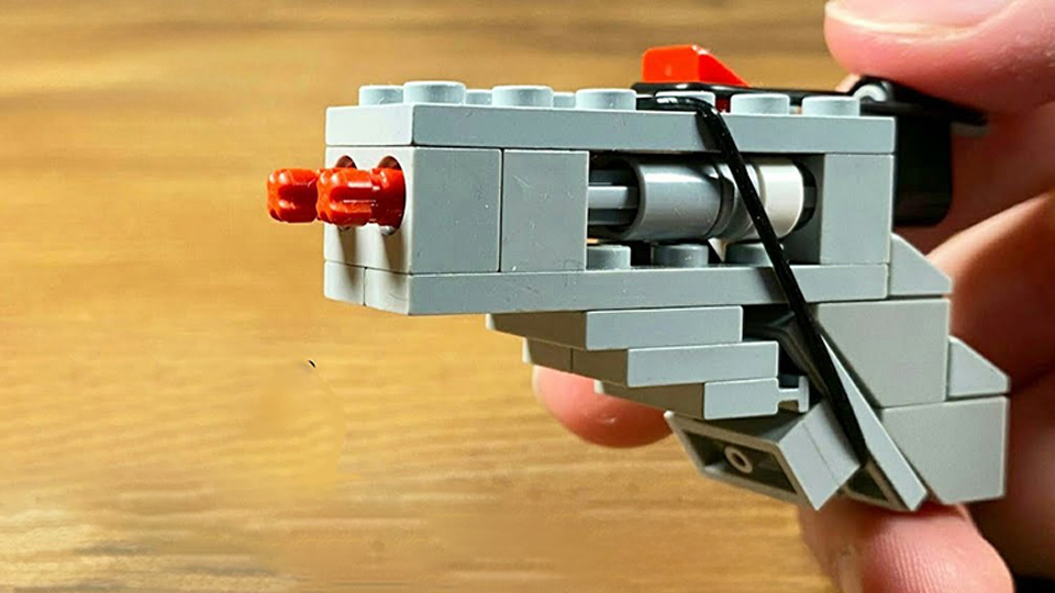 Lego mini shotgun model build