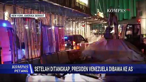 Detik-detik Presiden Venezuela dibawa ke Amerika Serikat usai ditangkap ...