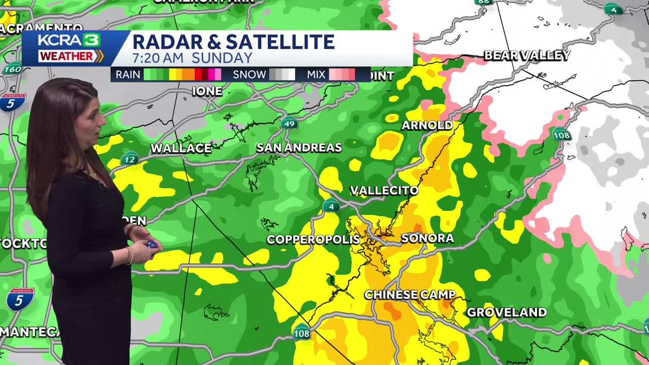 Northern California forecast: More rain, heavy snow on Sunday