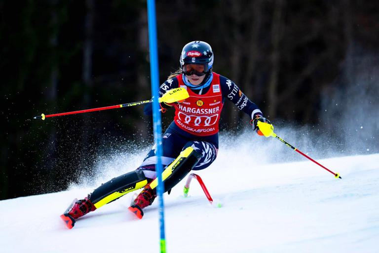 Exploit monumental de Camille Rast en Slovénie