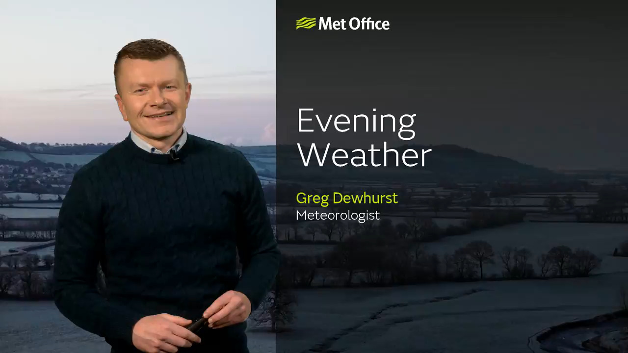 Met Office Sunday evening weather forecast 04/01/2026