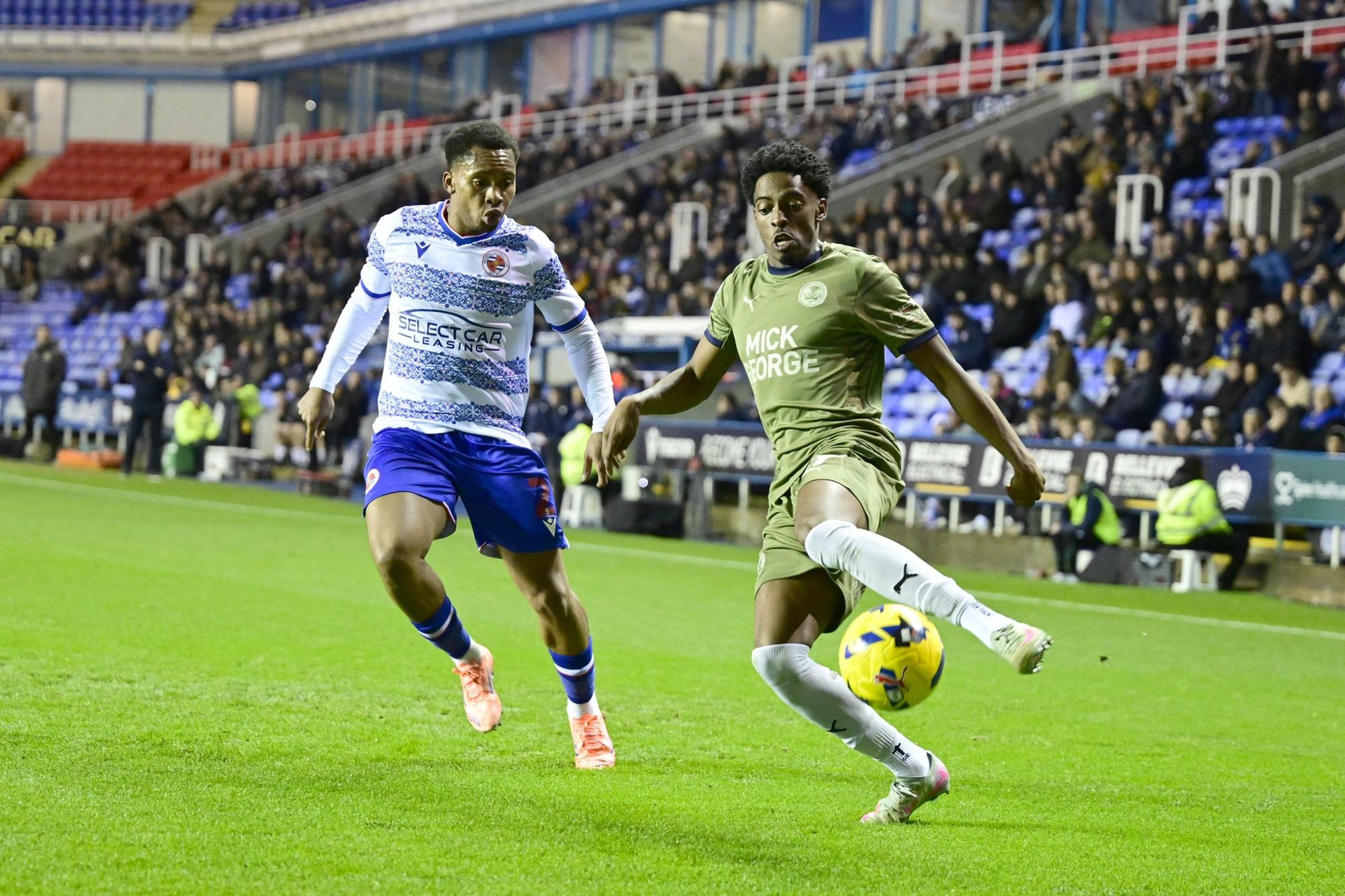 Peterborough United's players battled hard, but they were eventually ...