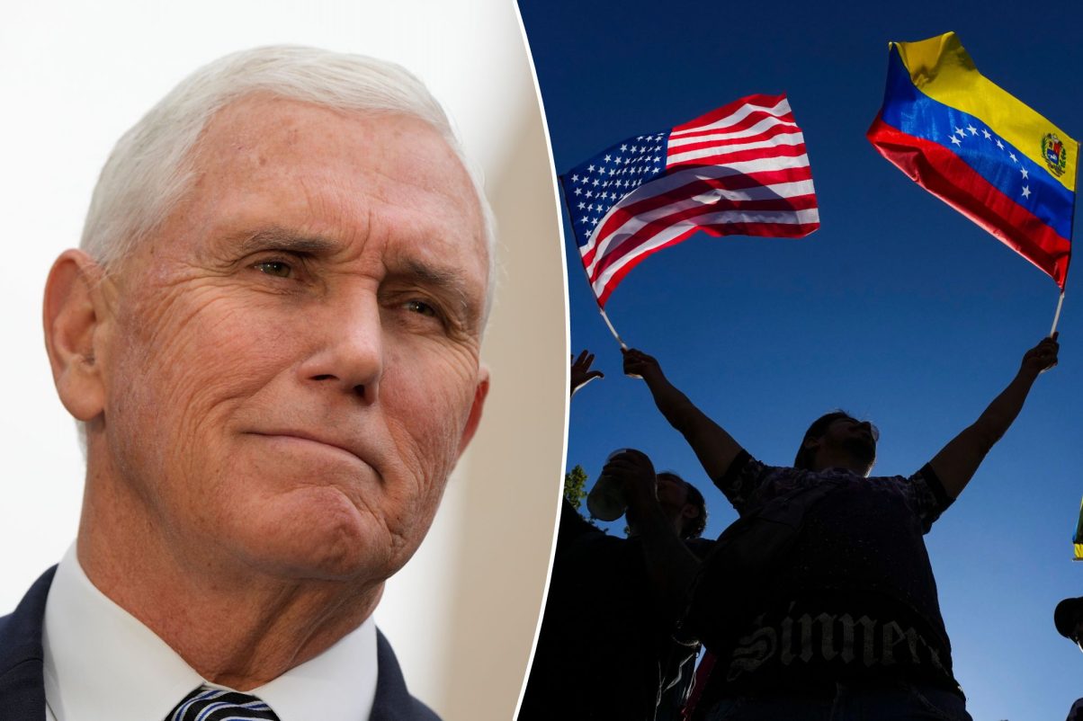 Pence applauds Trump’s ‘decisive leadership’ against Maduro: ‘Libertad ...