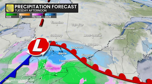 January thaw brings relief from the cold to Ontario, but not from the snow