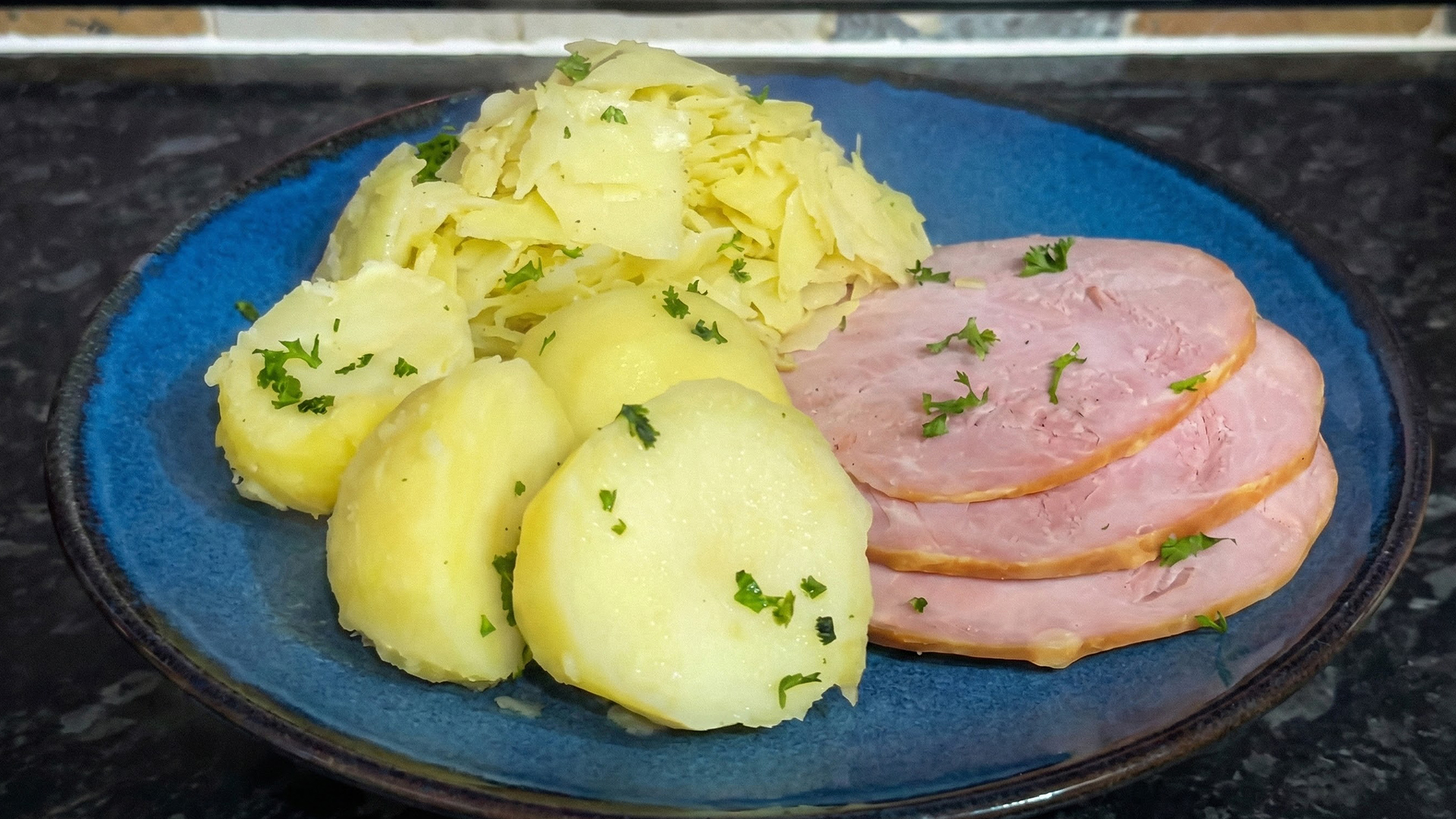 Slow Cooker Gammon Ham Recipe With Cabbage & Potatos