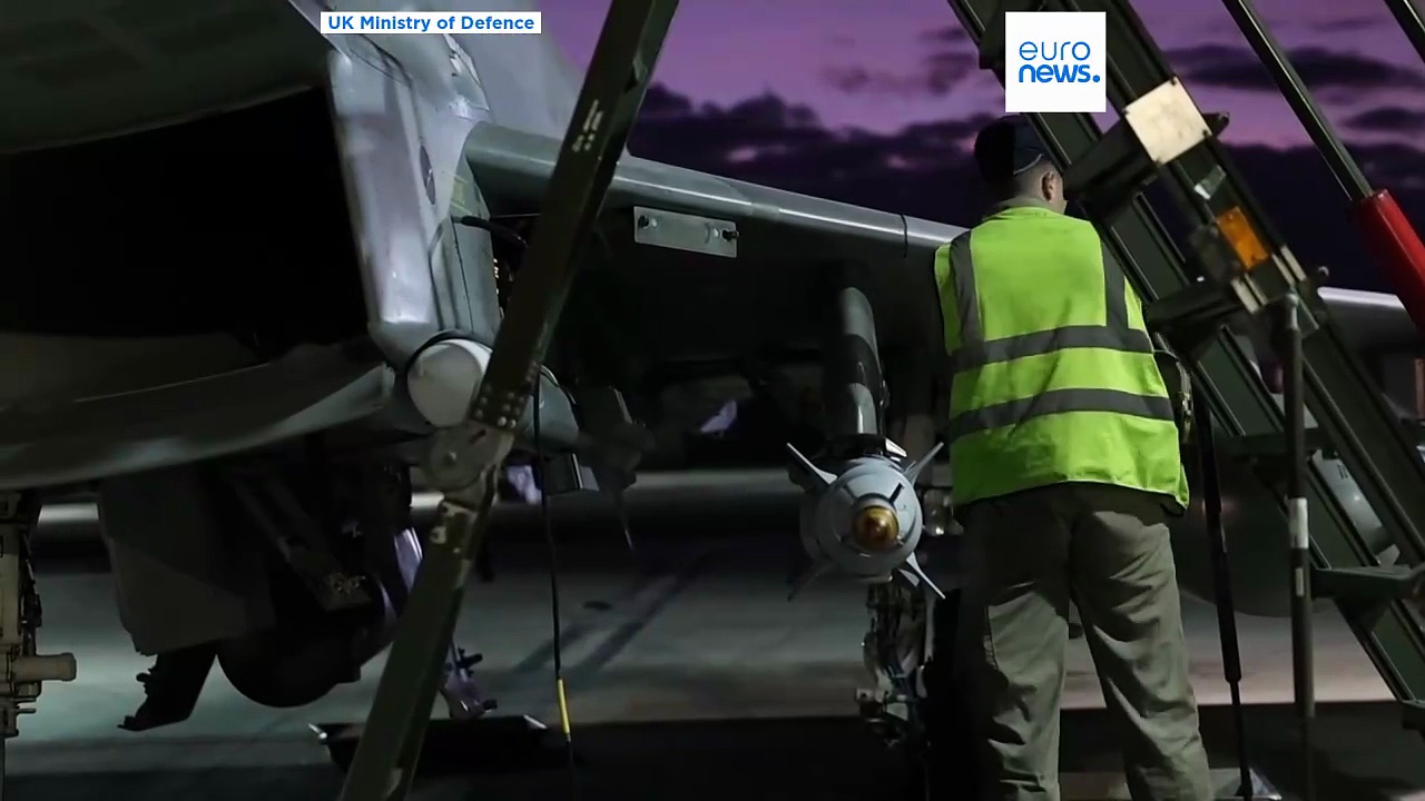 British and French warplanes strike suspected IS weapons facility in Syria