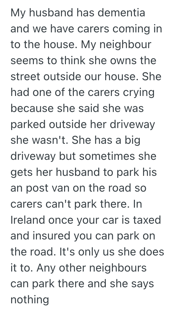 Entitled homeowner threatened legally parked cars with tow signs, but ...