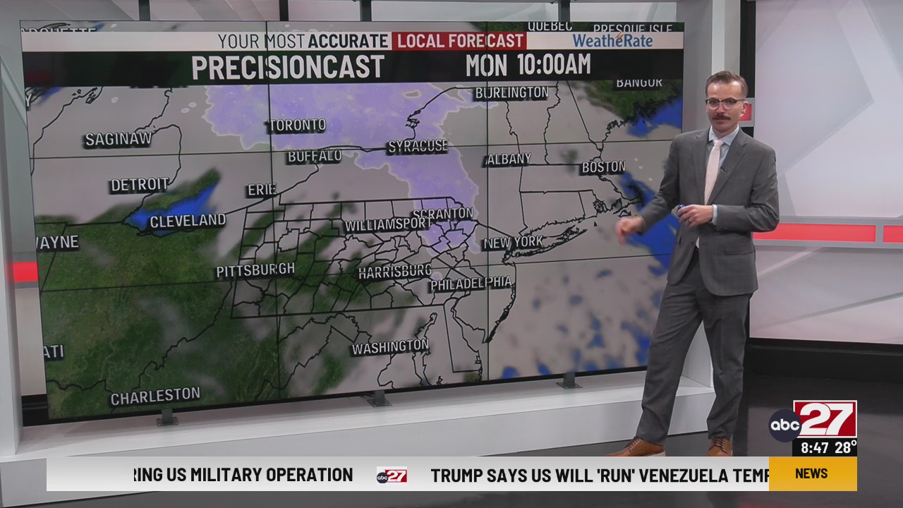 Michael's Sunday 9am forecast