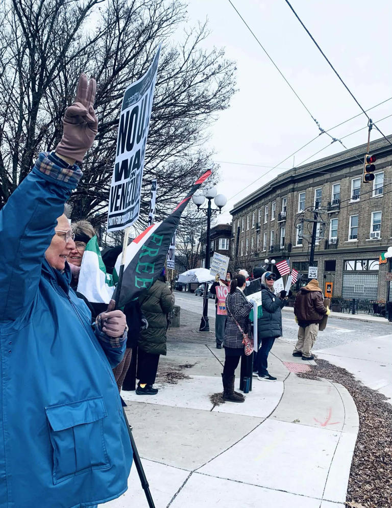 Photos: Greater Dayton Peace Coalition 'Hands off Venezuela' protest
