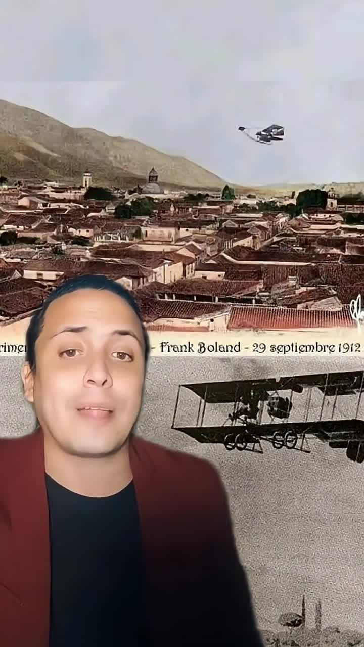 Caos en Caracas por el primer avión que sobrevoló la ciudad. #historias ...