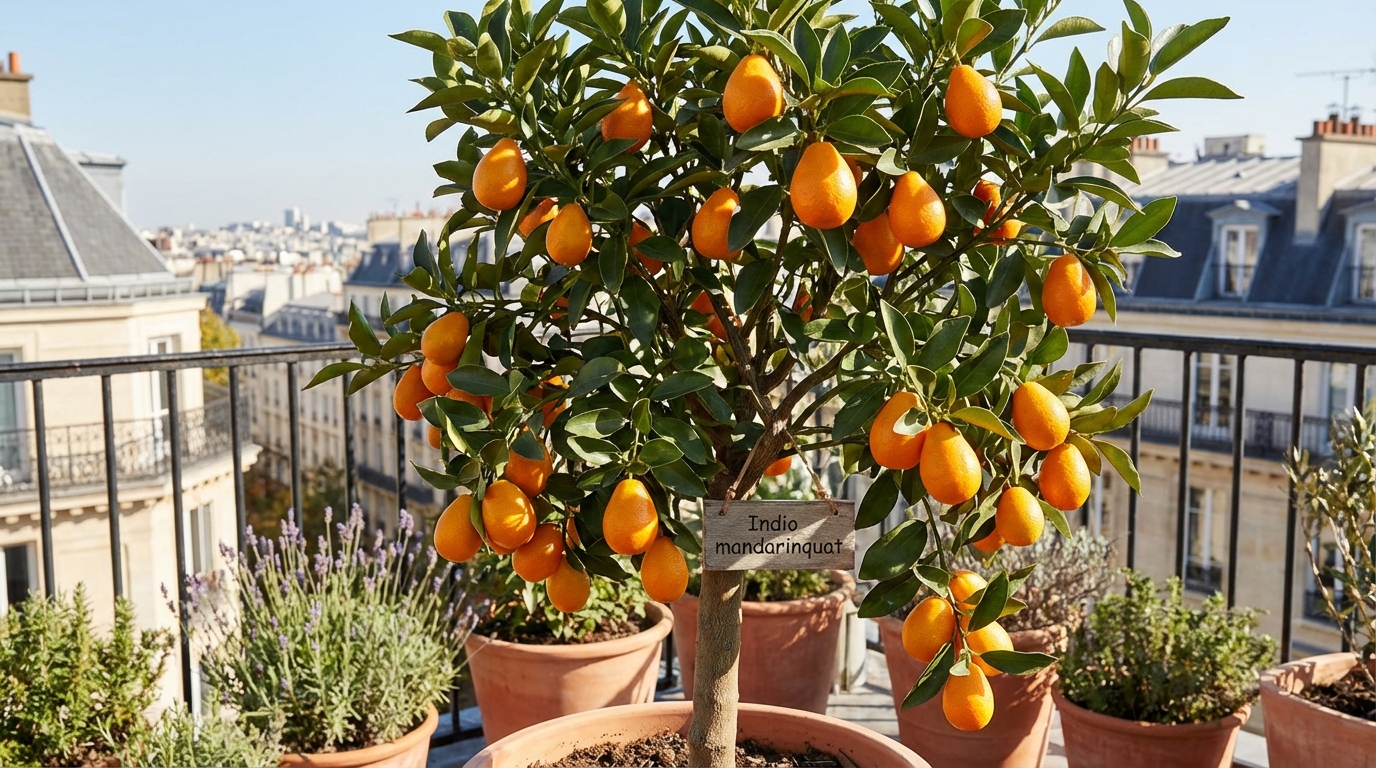 Cet arbre fruitier en pot adore la canicule sur un balcon : des ...