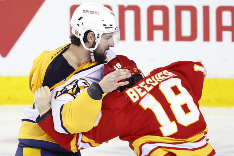 Flames' Beecher, Jets' Stanley suspended one game each for roughing