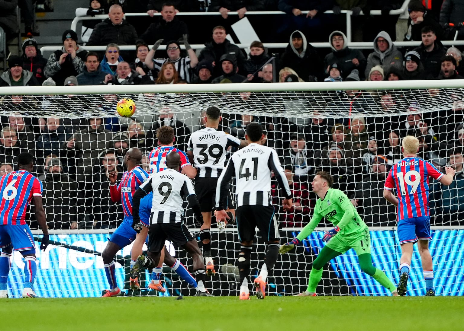 Bruno Guimaraes goal inspires Newcastle to victory over Crystal Palace