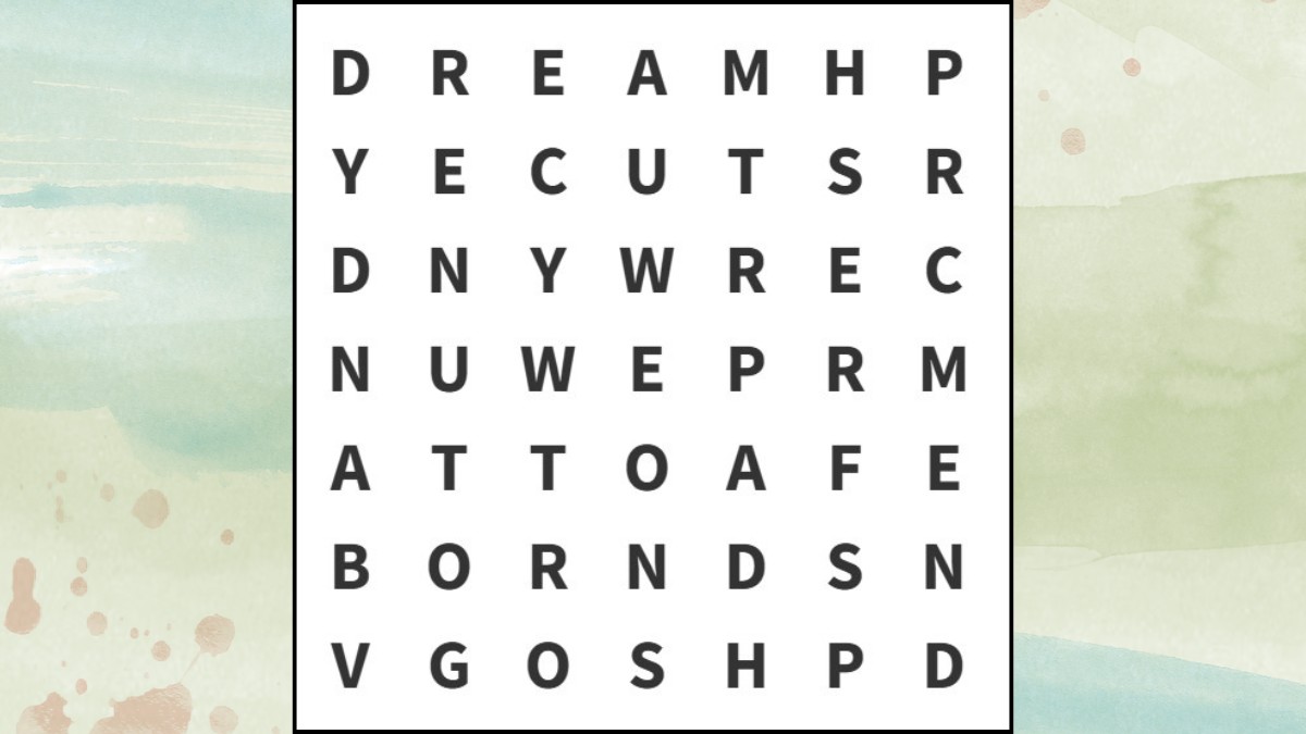 Word puzzle: You have 20/20 vision if you can spot the hidden word in 7 ...