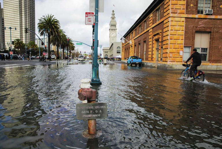 Bay Area hit by one-two punch of flooding from rain, king tides