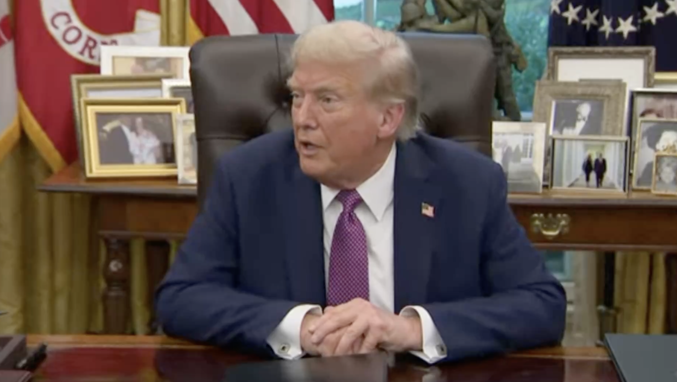 'Take it down, right now!': Trump becomes enraged after reporter ...