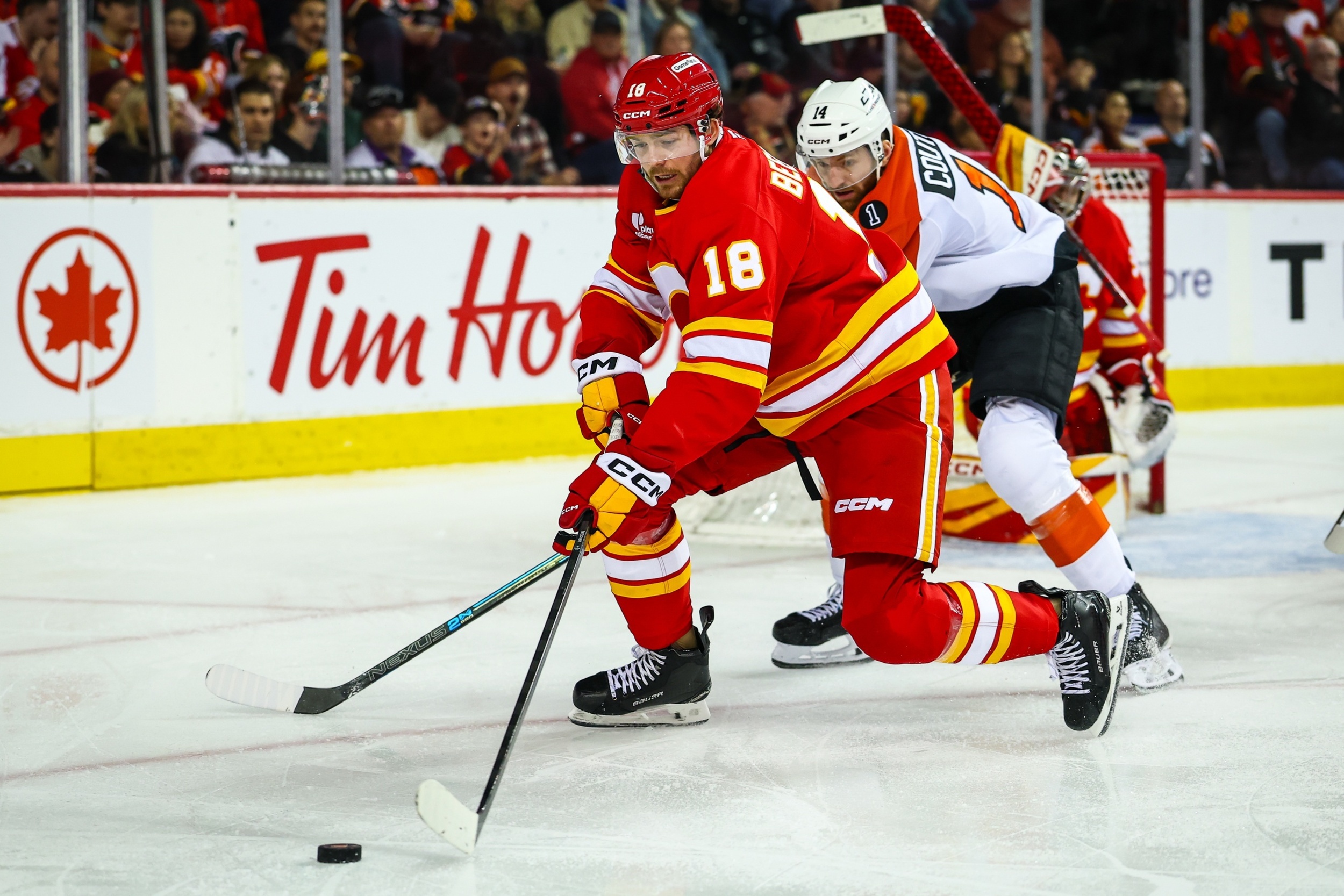 Flames forward John Beecher suspended one game for punching Michael ...