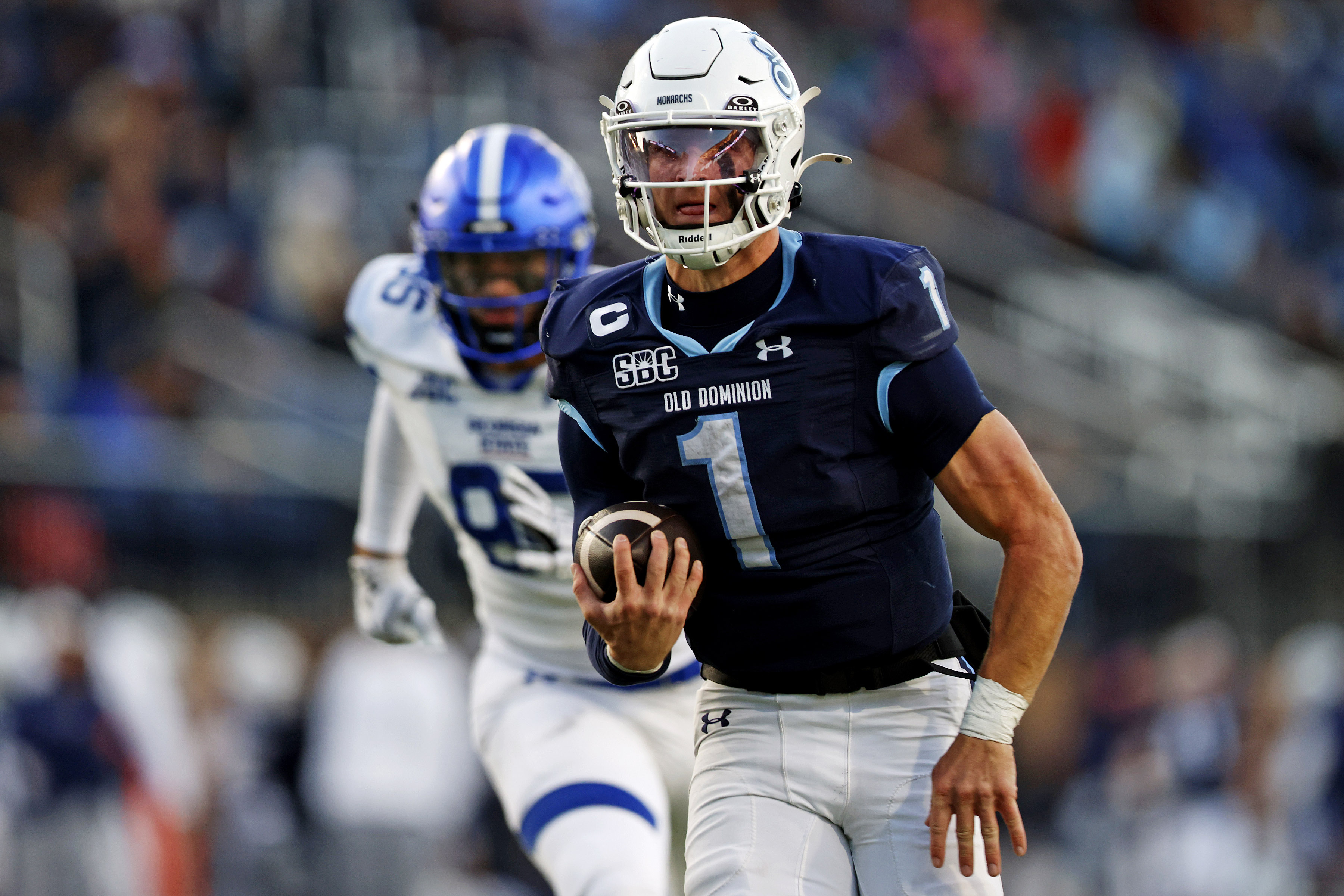 ODU quarterback Colton Joseph headed to Wisconsin, RB Trequan Jones to ...