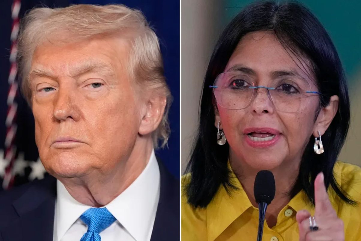 Delcy Rodriguez rips Trump post calling himself Venezuela’s ‘acting ...
