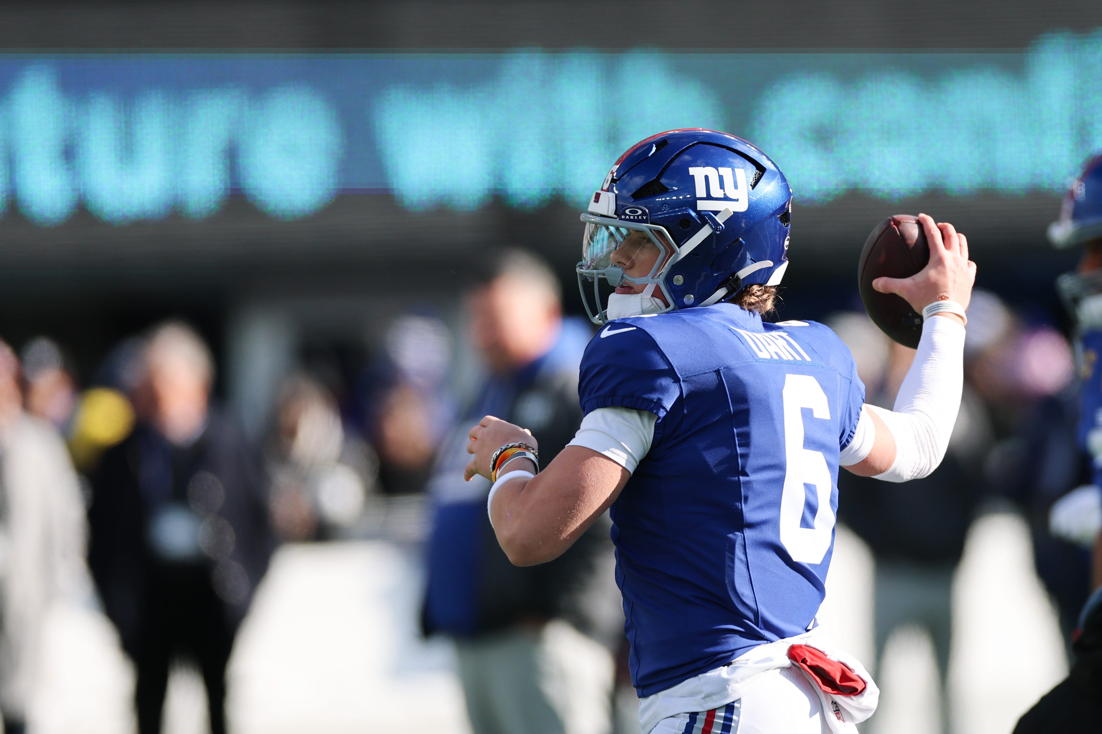 New York Giants' John Harbaugh: Talking with Jaxson Dart 'got me fired up'